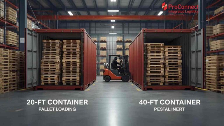 How Many Pallets Fit in a 20 and 40 Foot Container?